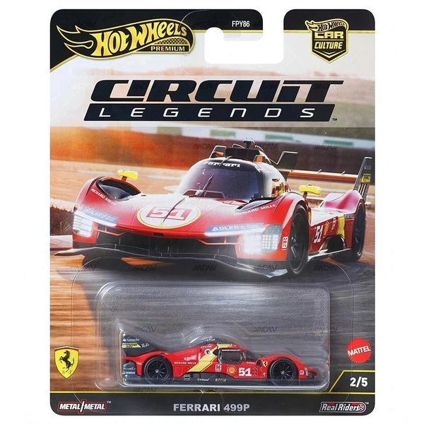 Hot Wheels Ferrari 499P Red JBK49 2/5 - 2025 Car Culture: Circuit Lege ...