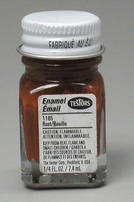 Testors Flat Rust 1/4 oz (TES1185TT) – Hamilton Hobbies